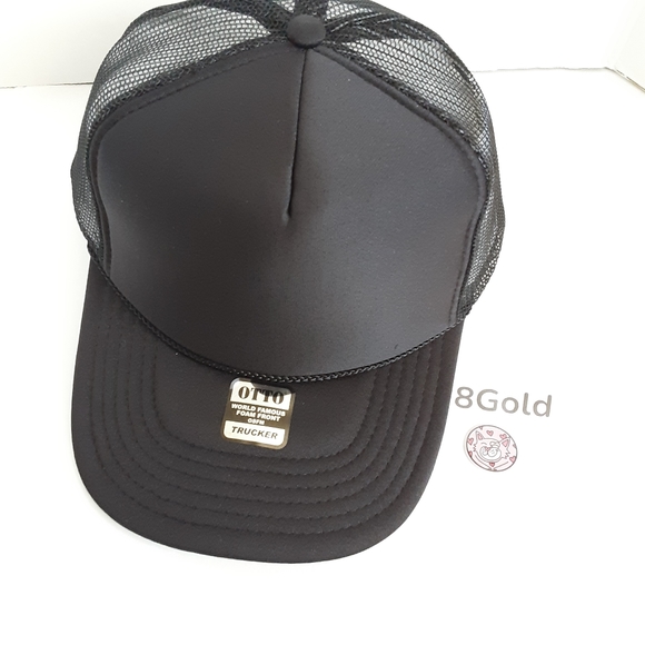 OTTO | Accessories | Otto Cap 5 Panel High Crown Mesh Back Trucker Hat ...